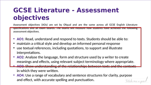 GCSE English Literature: AQA Power and Conflict poetry – Exam skills ...