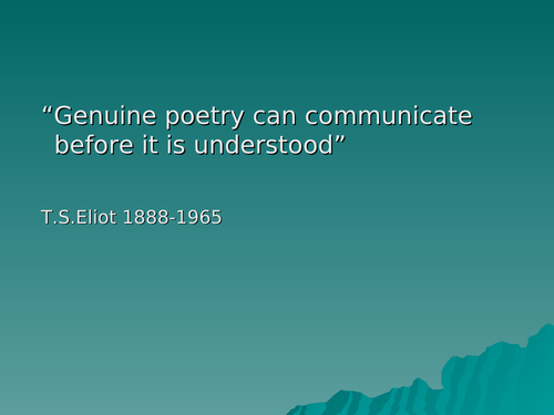 AQA English Literature: Unseen Poetry - 'TRAMP' | Teaching Resources