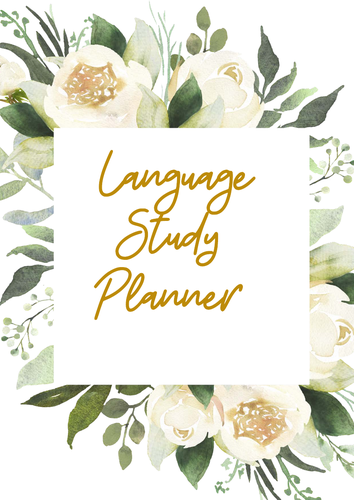 Language Study Planner Printable | Teaching Resources