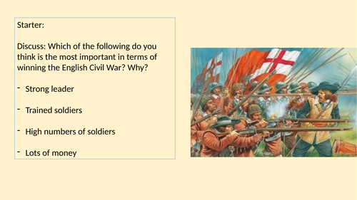 ECW: New Model Army | Teaching Resources