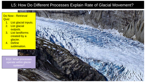 Glaciers Edexcel | Teaching Resources