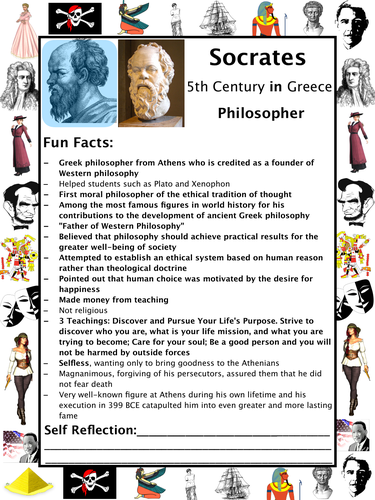 Socrates PACKET & ACTIVITIES, Important Historical Figures Series ...
