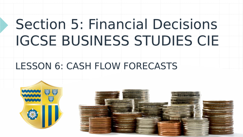 Cash Flow Forecasts - Finance - IGCSE Business Studies - Unit 5 - 6 of ...