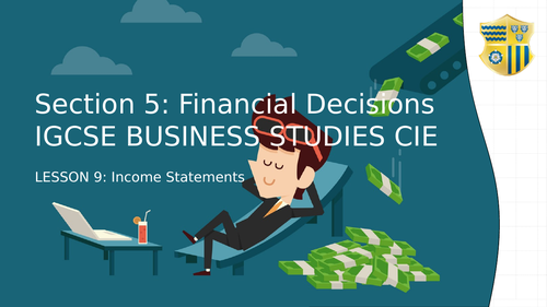 Income Statements - Finance - IGCSE Business Studies - Unit 5 - 9 of 14 ...