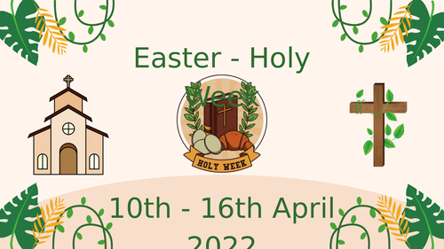 Easter: Holy Week Lesson PPT and worksheets KS2 | Teaching Resources