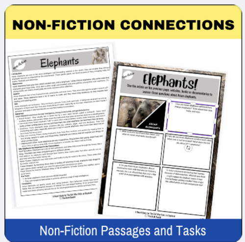 THE GIRL WHO STOLE AN ELEPHANT -Novel Study | Teaching Resources