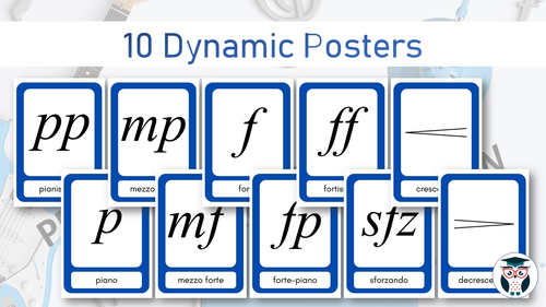 Music Dynamic Posters | Teaching Resources