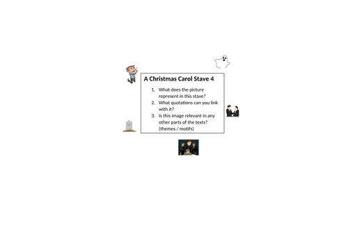 A Christmas Carol Staves 1- 5 dual coded revision sheets | Teaching ...