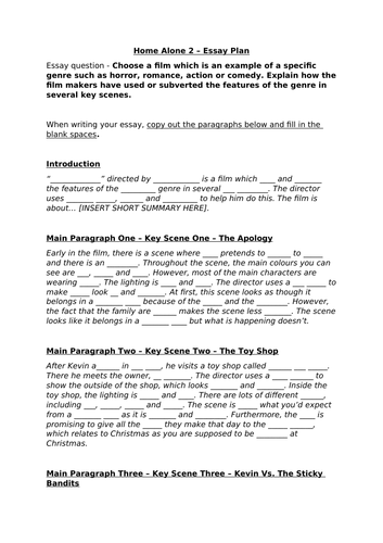 Home Alone 2 Media Study | Teaching Resources