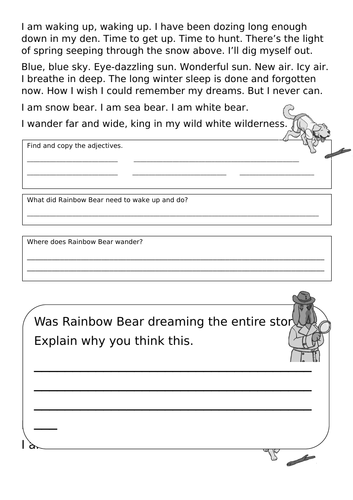 The Rainbow Bear Whole Class Read - Week 2- Powerpoint and ...