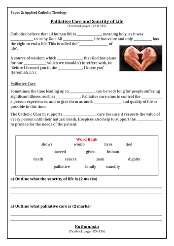 Eduqas GCSE RE Life & Death Revision | Teaching Resources