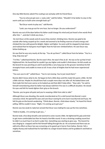 Write about an heroic act | Teaching Resources