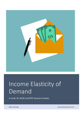 Income Elasticity of Demand (YED) for Business Studies. Case Study ...