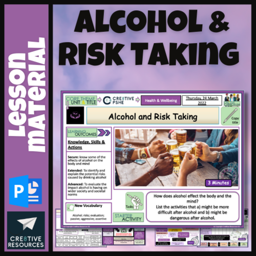 Alcohol and Risk Taking PSHE | Teaching Resources