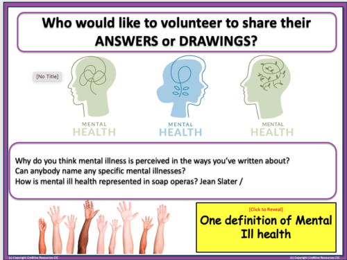 Mental Health Stigma PSHE | Teaching Resources