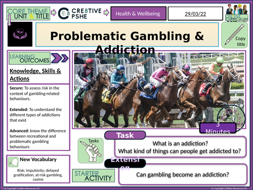 Problematic Gambling PSHE | Teaching Resources