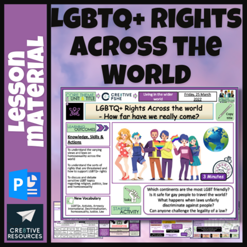 LGBTQ+ Rights Across the World | Teaching Resources