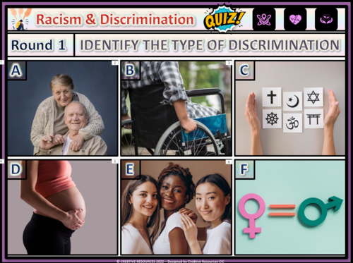 Racism & Discrimination – PSHE Quiz | Teaching Resources