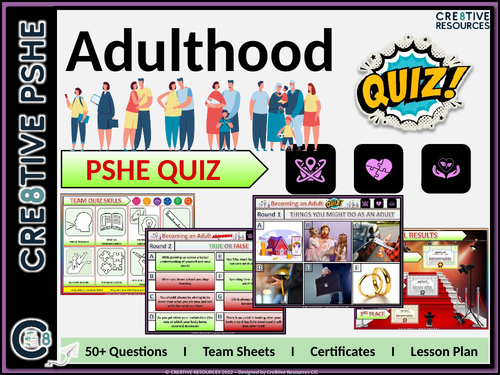 Adulthood & Growing Up PSHE Quiz | Teaching Resources