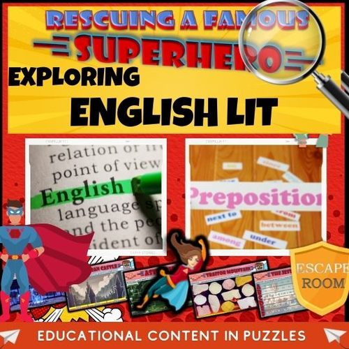 English literature Escape Room | Teaching Resources