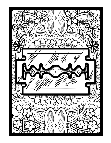 Barber Tools Mindfulness Mandala Colouring Pages, Barber Printable ...
