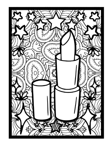 Makeup Tools Mindfulness Mandala Colouring Pages, Makeup Printable ...