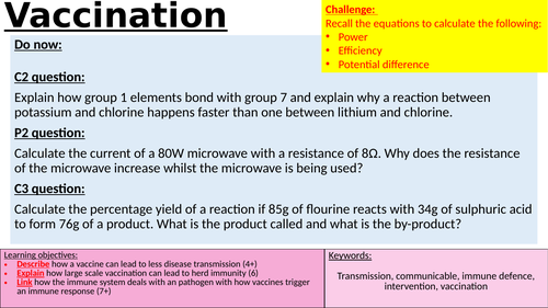 AQA - Vaccination | Teaching Resources