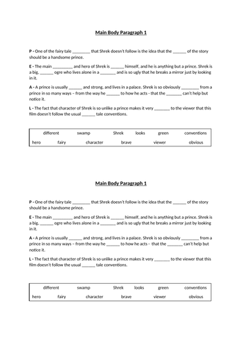 Shrek Media Study Film Unit | Teaching Resources
