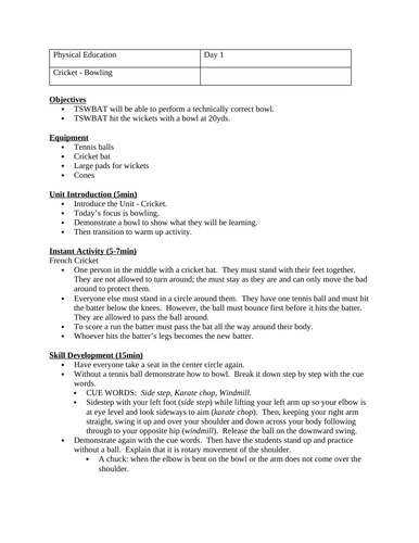 Cricket (6 Lesson Plans and 1 Unit plan for Years 7-13) | Teaching ...