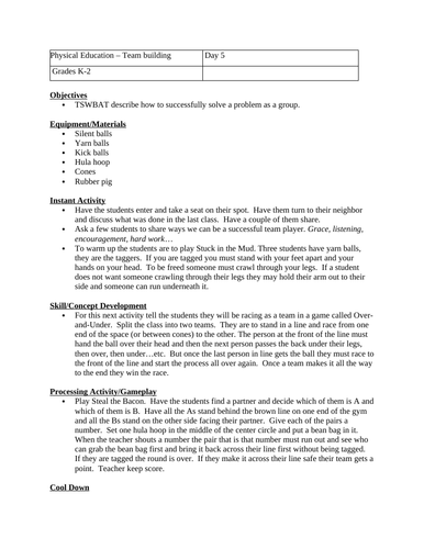 Team Building Lesson Plans High School – MXQD