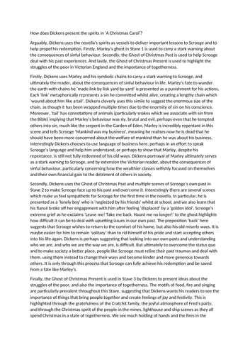 Dickens 'A Christmas Carol' GCSE AQA English Literature bundle ...