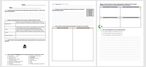 GCSE Interleaved Learning: Crime & Punishment: Death Penalty - Full ...