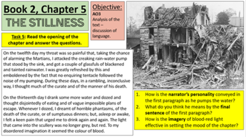 11 War of the Worlds - HG Wells - Book 2 - Chapters 04, 05, 06 - IGCSE ...