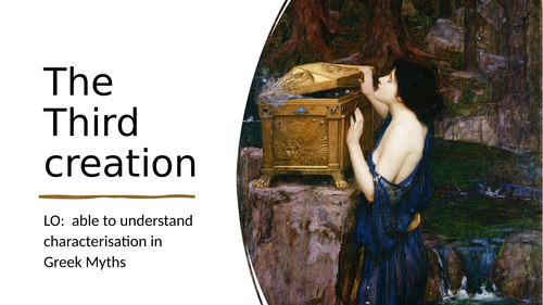 KS3 Greek Myths Creative Writing sow | Teaching Resources