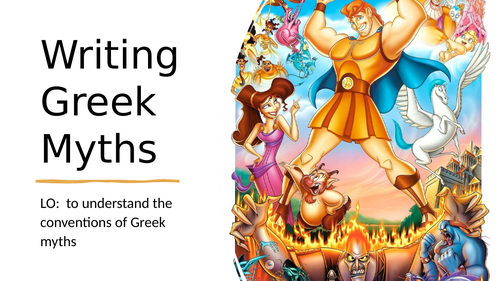 KS3 Greek Myths Creative Writing sow | Teaching Resources