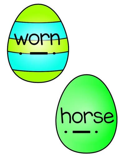 RWI set 2 phonics Easter egg hunt card game | Teaching Resources