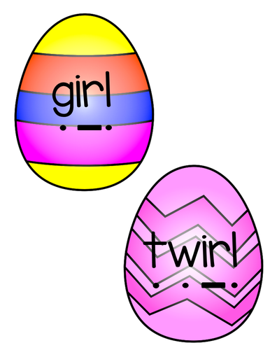 RWI set 2 phonics Easter egg hunt card game | Teaching Resources
