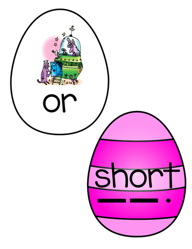 RWI set 2 phonics Easter egg hunt card game | Teaching Resources