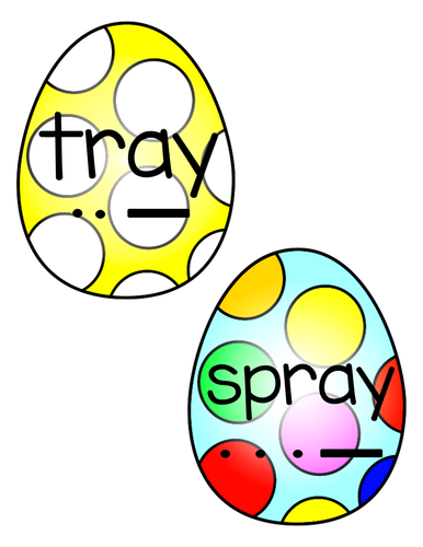 RWI set 2 phonics Easter egg hunt card game | Teaching Resources