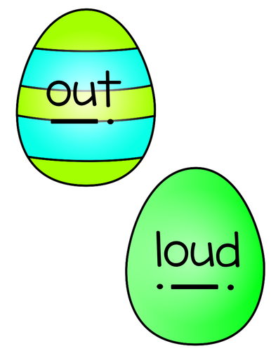 RWI set 2 phonics Easter egg hunt card game | Teaching Resources