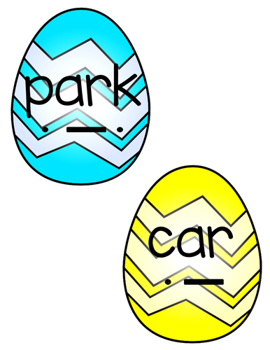 RWI set 2 phonics Easter egg hunt card game | Teaching Resources