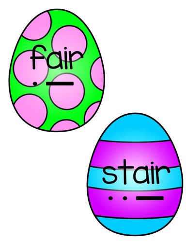 RWI set 2 phonics Easter egg hunt card game | Teaching Resources