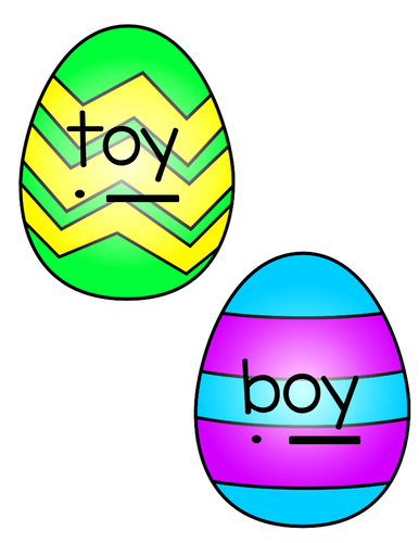 RWI set 2 phonics Easter egg hunt card game | Teaching Resources