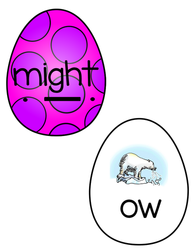 RWI set 2 phonics Easter egg hunt card game | Teaching Resources