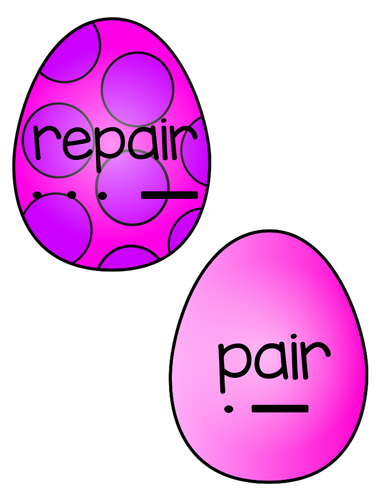 RWI set 2 phonics Easter egg hunt card game | Teaching Resources