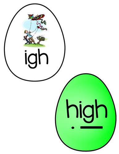 RWI set 2 phonics Easter egg hunt card game | Teaching Resources