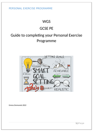 Edexcel GCSE PE PEP guide | Teaching Resources