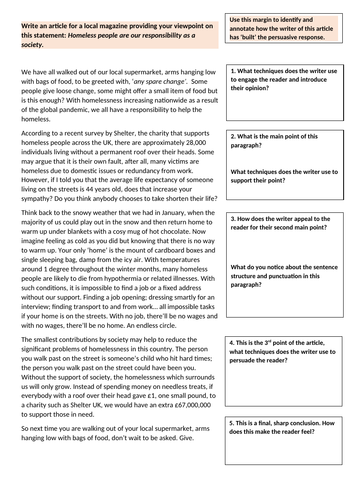 Transactional Writing Lessons Perfect For Revision Teaching Resources
