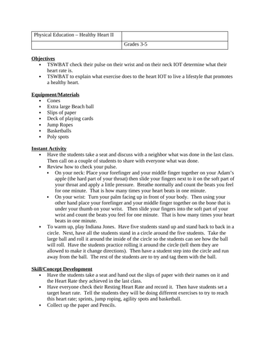 Healthy Heart Lesson Plans (For Years 3-5) | Teaching Resources