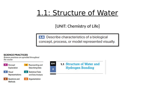 AP Biology Unit 1 Complete Lesson Slides | Teaching Resources